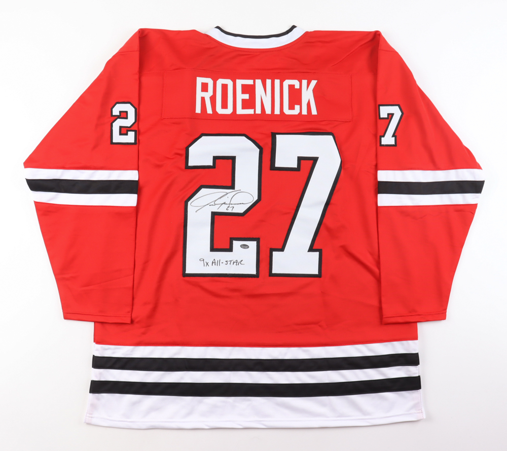 Jeremy Roenick Signed Jersey Inscribed "9x All-Star" (Schwartz ...