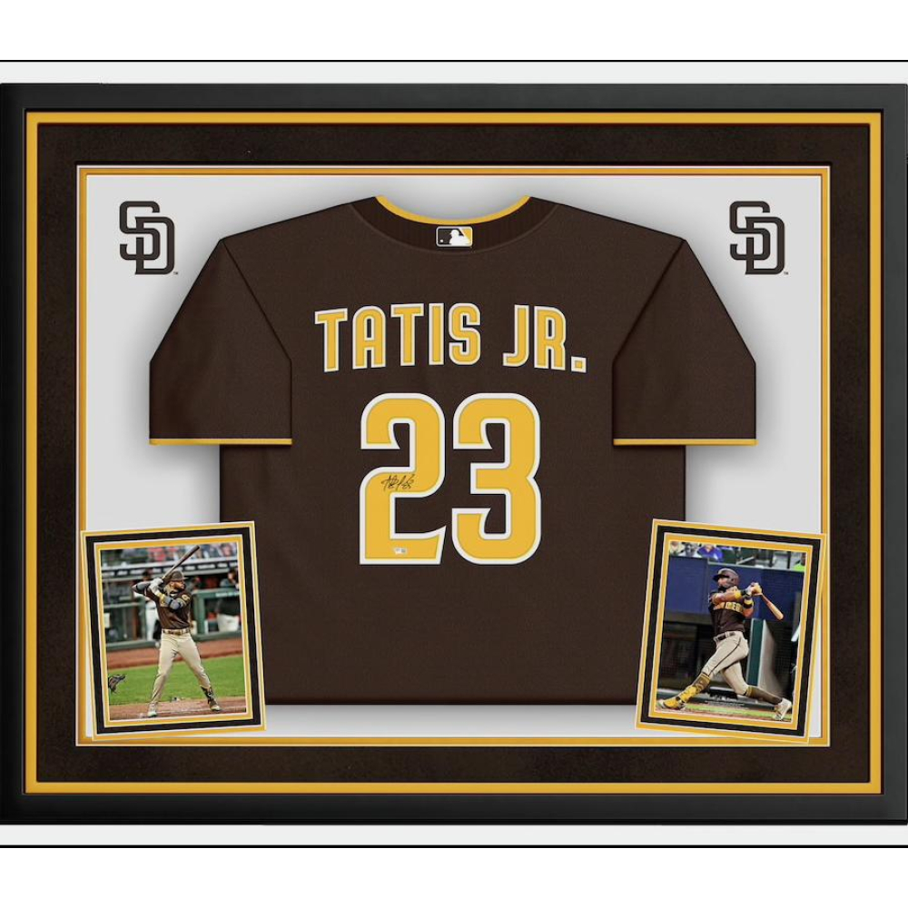 Fernando Tatis Jr. Signed Custom Framed Jersey Display (Fanatics) | Pristine Auction