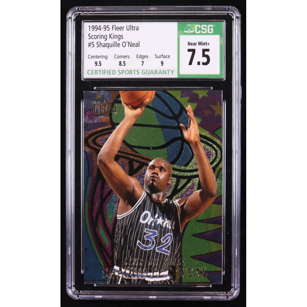 Shaquille O'Neal 1994-95 Ultra Scoring Kings #5 (CSG 7.5) | Pristine ...