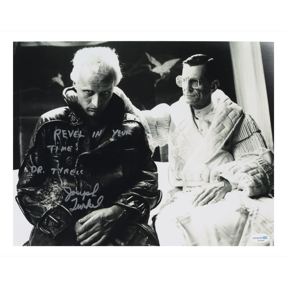 Joe Turkel Signed "Blade Runner" 11x14 Photo Inscribed "Revel in Your ...