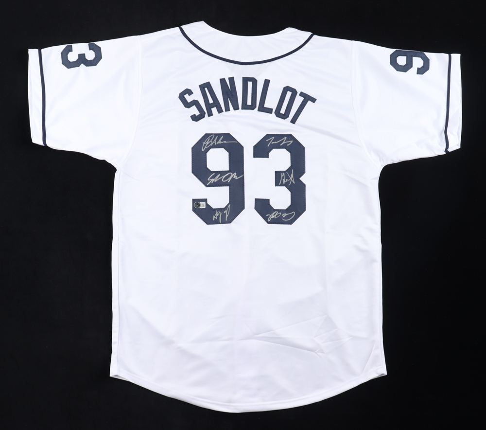 "The Sandlot" Jersey Cast-Signed by (6) Marty York, Grant Gelt, Shane ...
