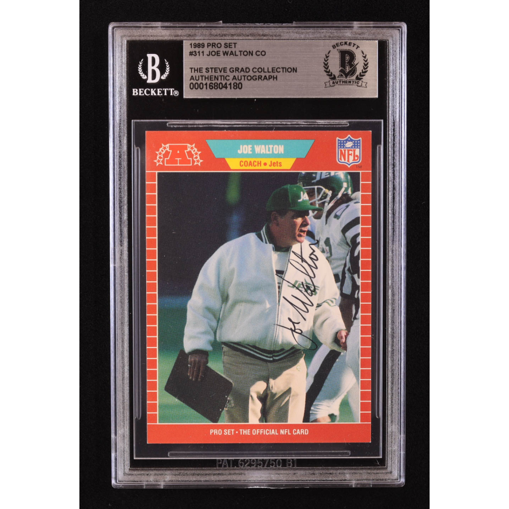 Joe Walton Signed 1989 Pro Set #311 CO (BGS) | Pristine Auction