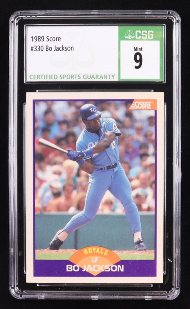Bo Jackson 1989 Score #330 (CSG 9) | Pristine Auction