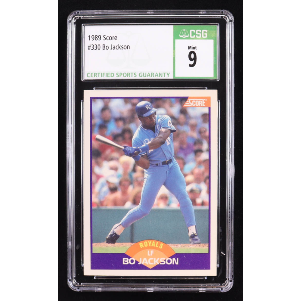 Bo Jackson 1989 Score #330 (CSG 9) | Pristine Auction