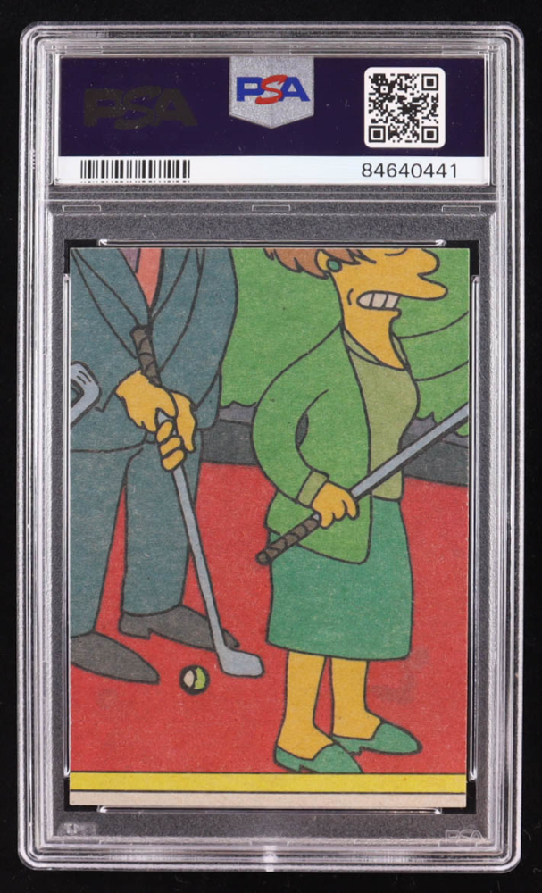 Look Homer, Clean as a Whistle 1990 Topps The Simpsons #27 (PSA 8 ...
