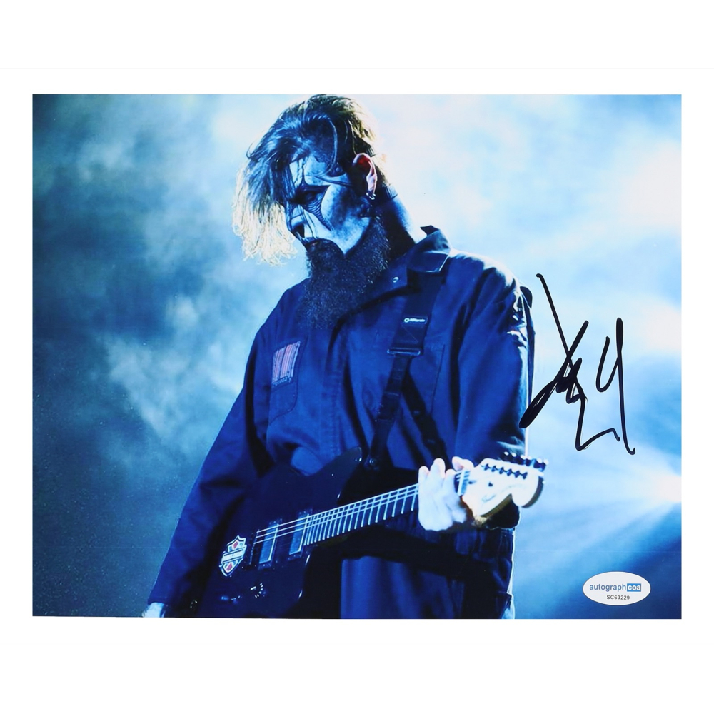 Jim Root Signed Slipknot 8x10 Photo (ACOA) | Pristine Auction