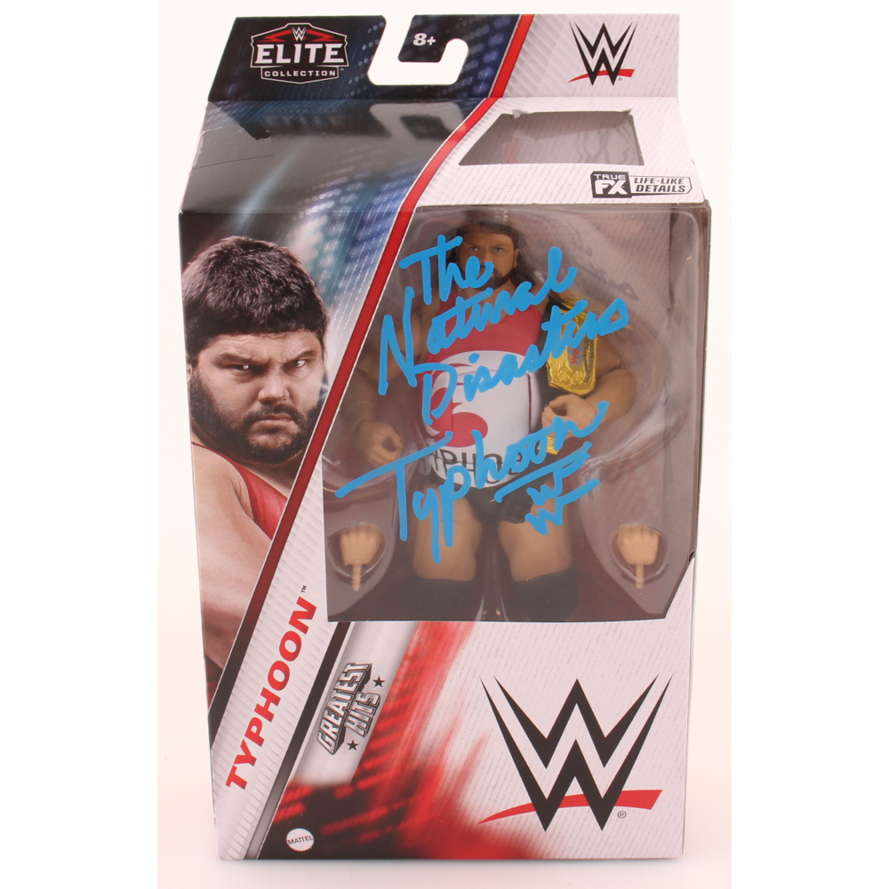 Typhoon WWE Elite Collection Action Figure Inscribed "The Natural ...