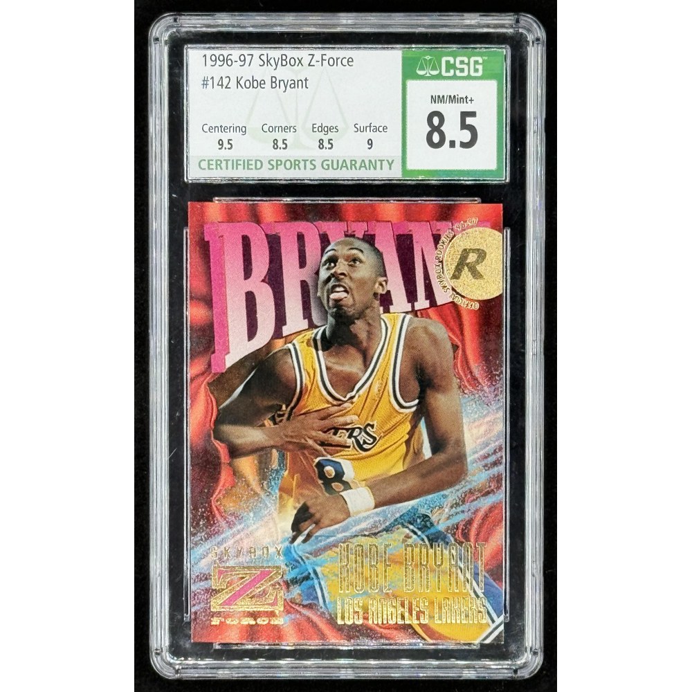 Kobe Bryant 1996-97 Z-Force #142 RC (CSG 8.5) | Pristine Auction