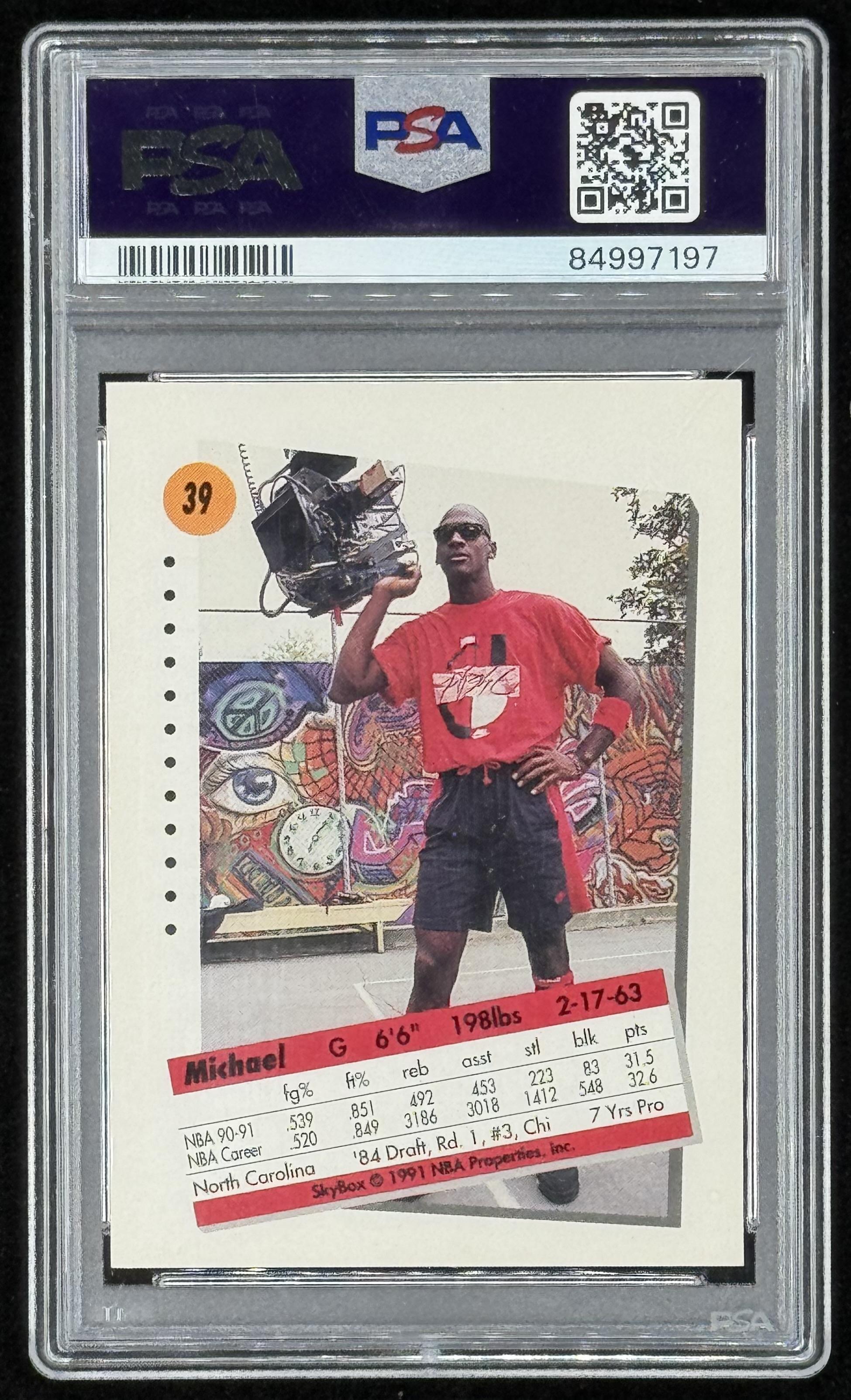 Michael Jordan 1991-92 SkyBox #39 (PSA 9) | Pristine Auction