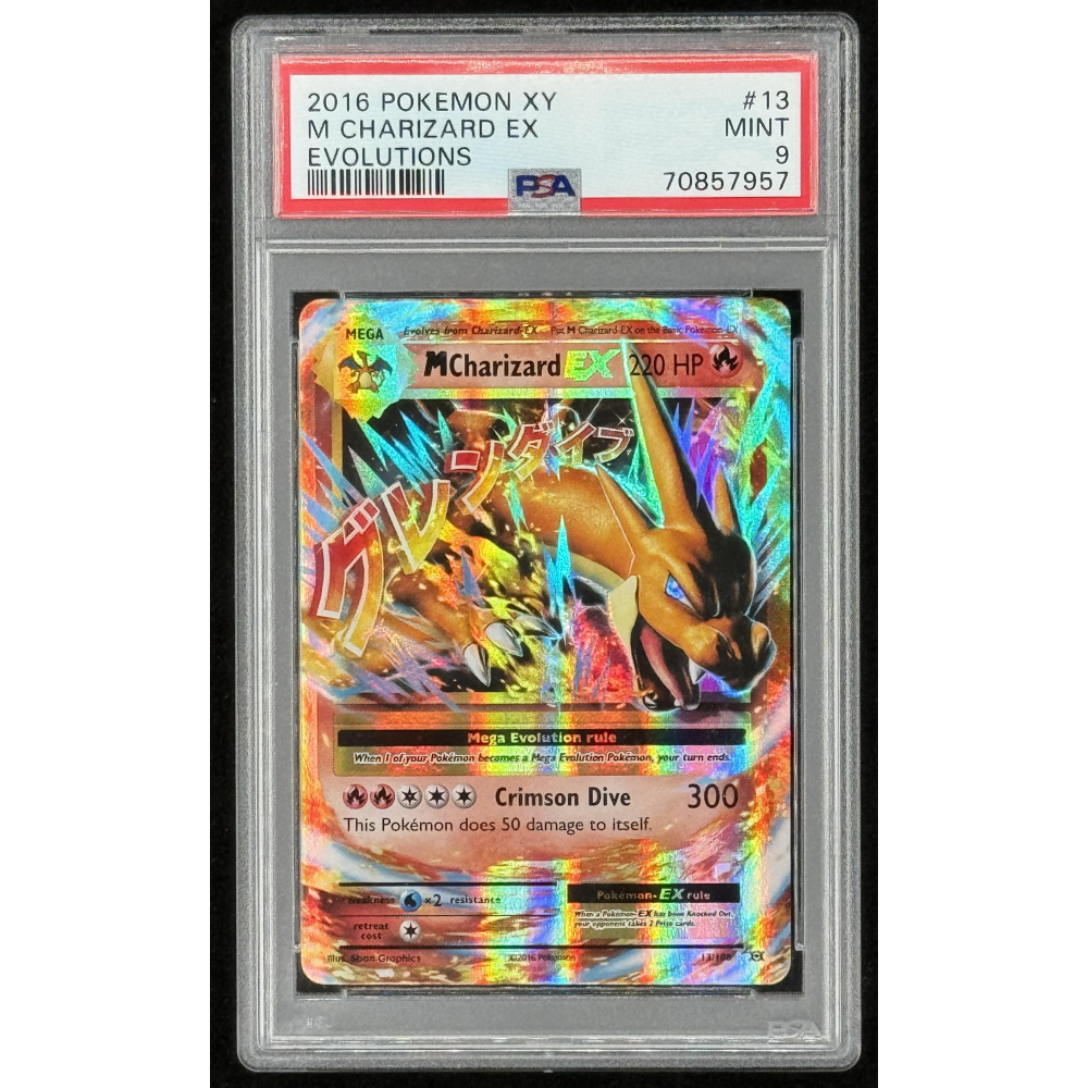 Mega Charizard EX 2016 Pokemon Evolutions #13 (PSA 9) | Pristine Auction