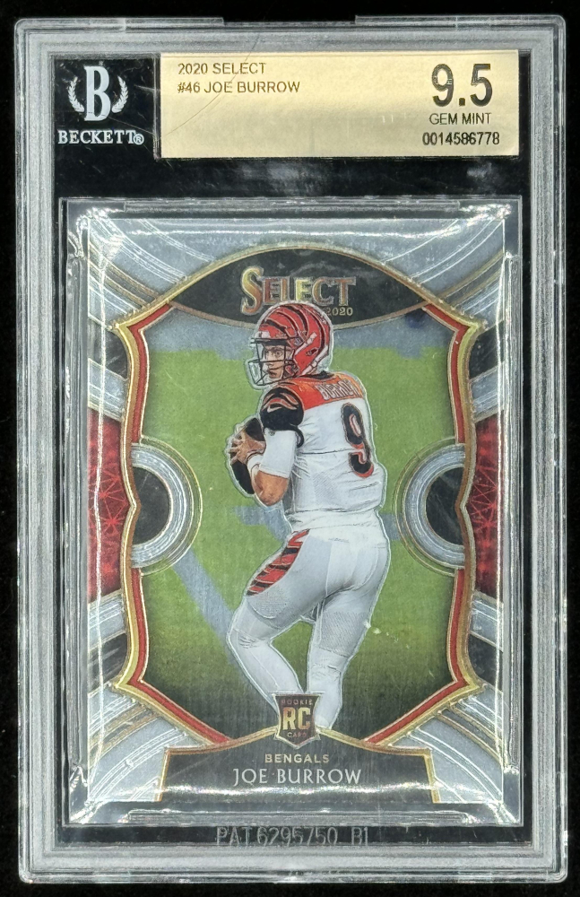 Joe Burrow 2020 Select #46 RC (BGS 9.5) | Pristine Auction