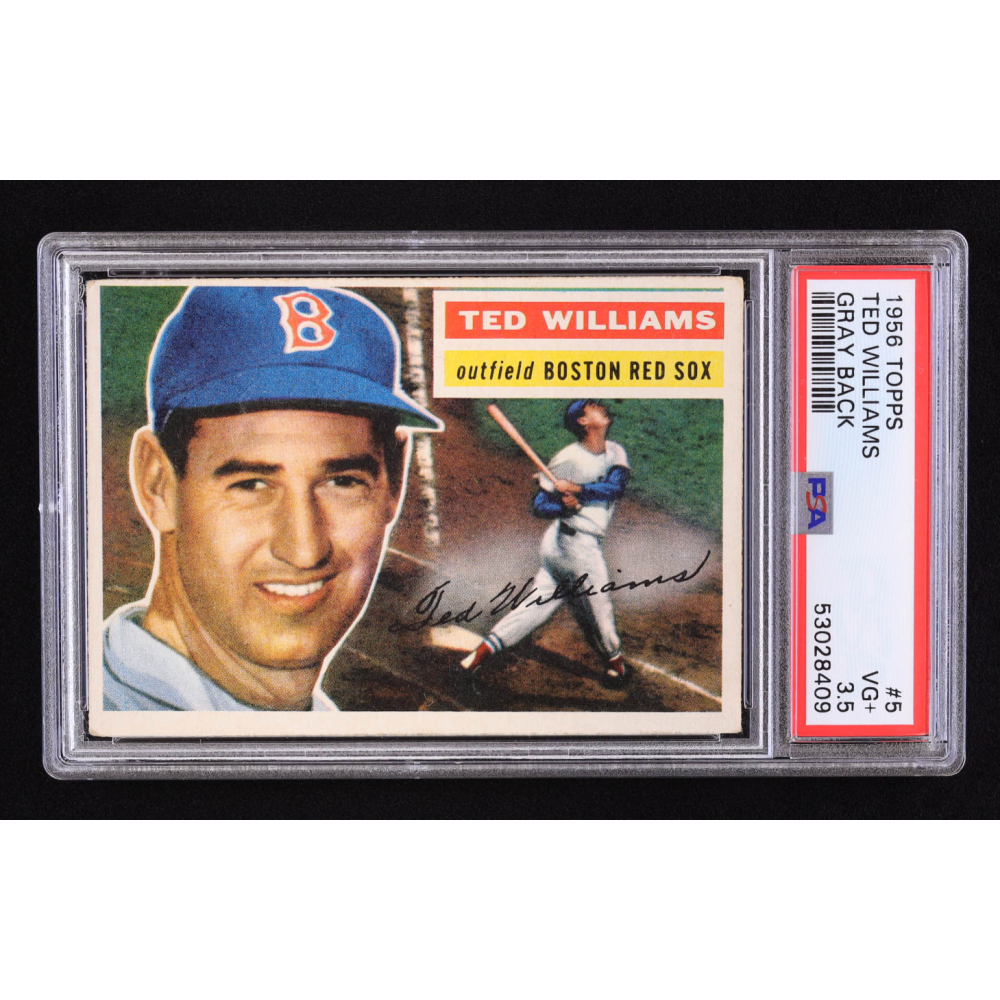 Ted Williams 1956 Topps #5 (PSA 3.5) | Pristine Auction