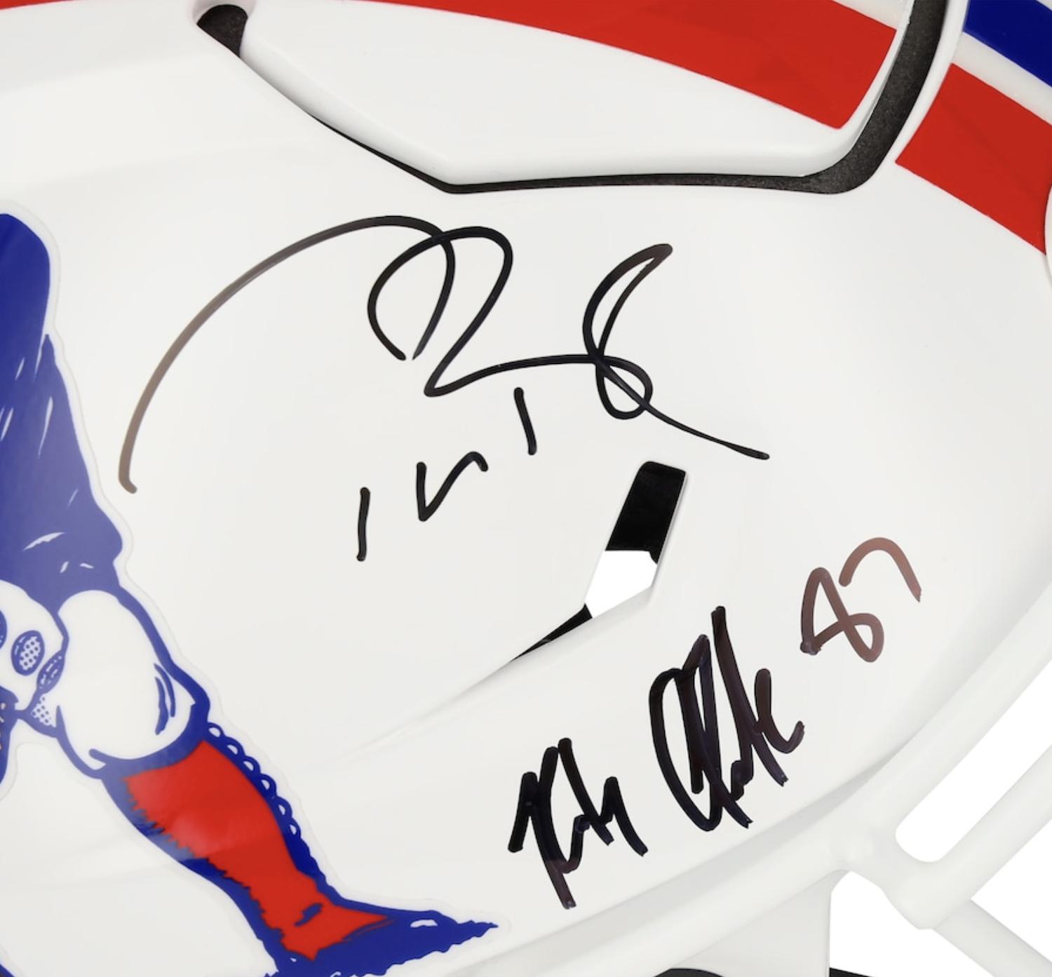 Tom Brady & Rob Gronkowski Signed Patriots Full-Size Authentic On-Field ...