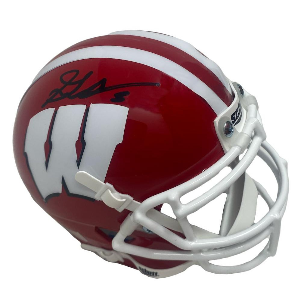 Graham Mertz Signed Wisconsin Badgers Mini Helmet (Panini) | Pristine ...
