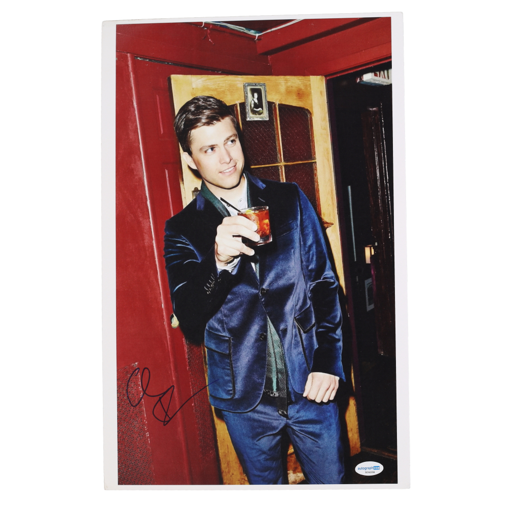 Colin Jost Signed 11x17 Photo (AutographCOA) | Pristine Auction