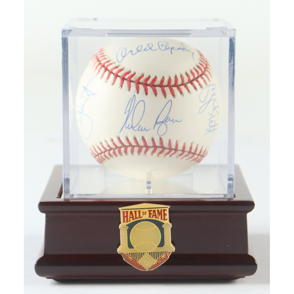 Hall of Famers OAL Baseball Signed by (4) with Robin Yount, George ...