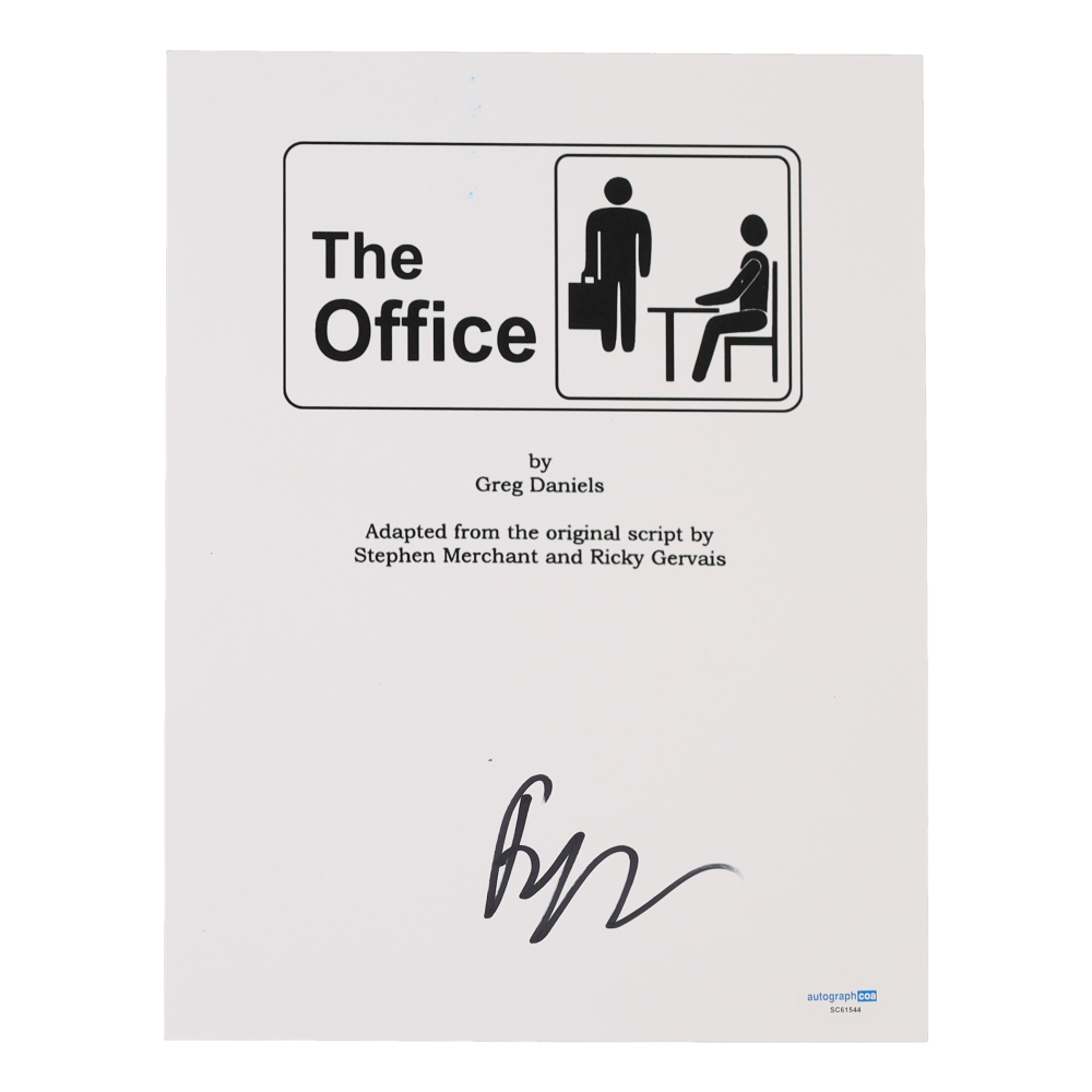 B. J. Novak Signed "The Office" 8x10 Episode Script Cover Photo (ACOA ...