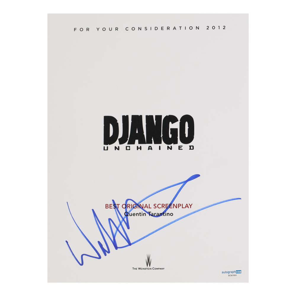 Walton Goggins Signed "Django Unchained" 8x10 Script Cover Photo (ACOA ...