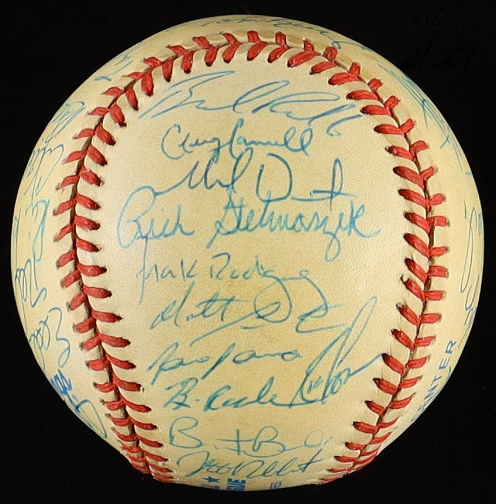 1996 Twins OAL Baseball Team-Signed by (37) With Kirby Puckett, Paul ...