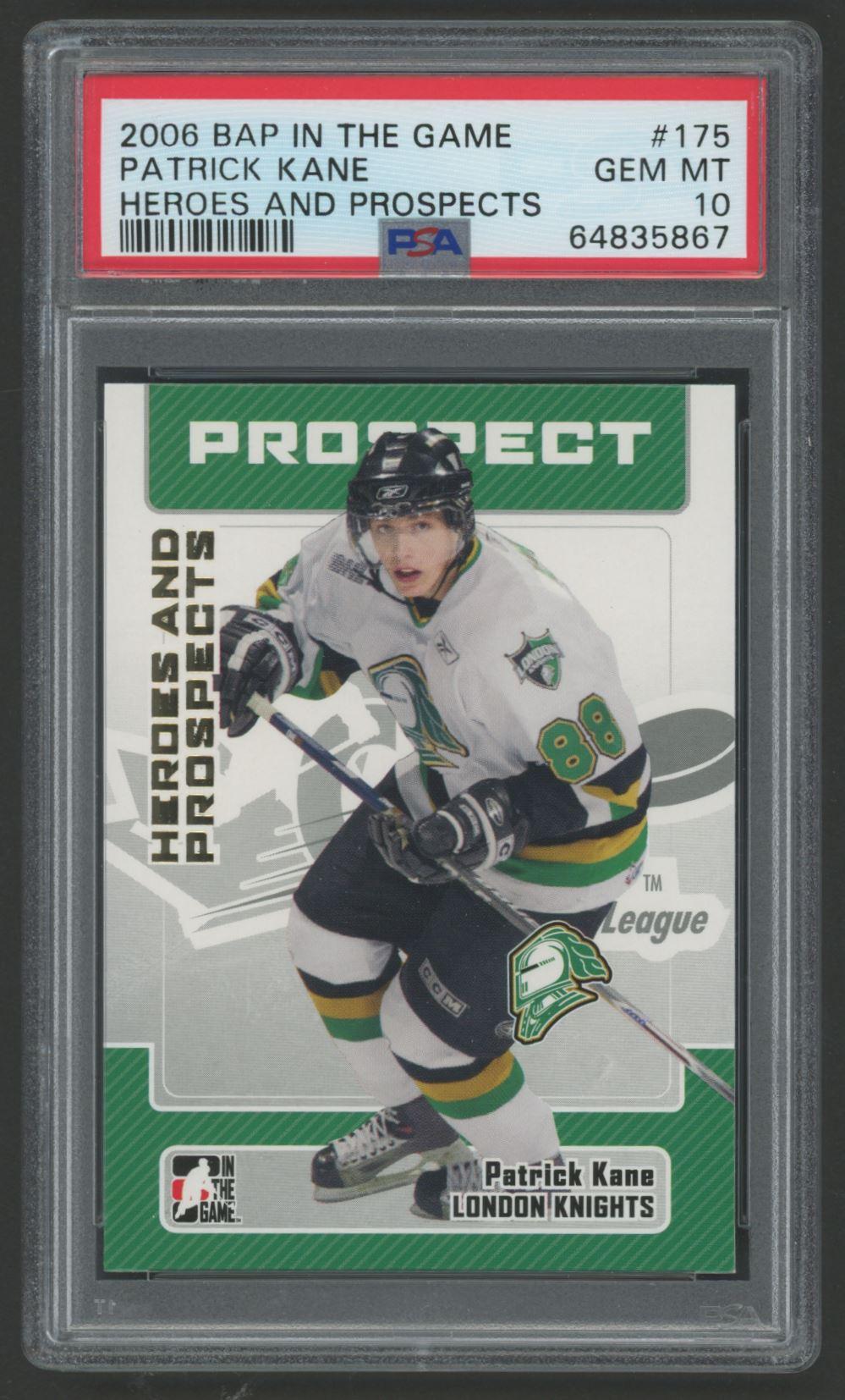 Patrick Kane 2006-07 ITG Heroes and Prospects #175 (PSA 10) | Pristine ...