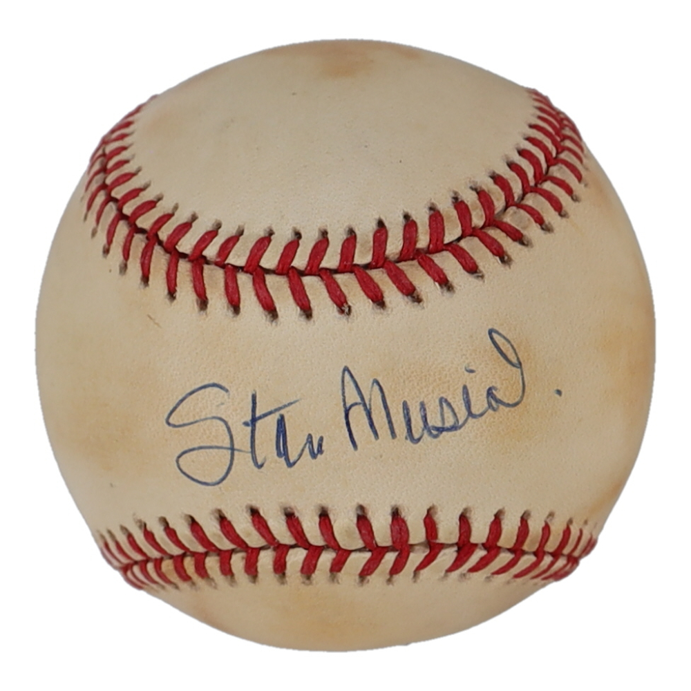 Stan Musial Signed ONL Baseball (Beckett) | Pristine Auction