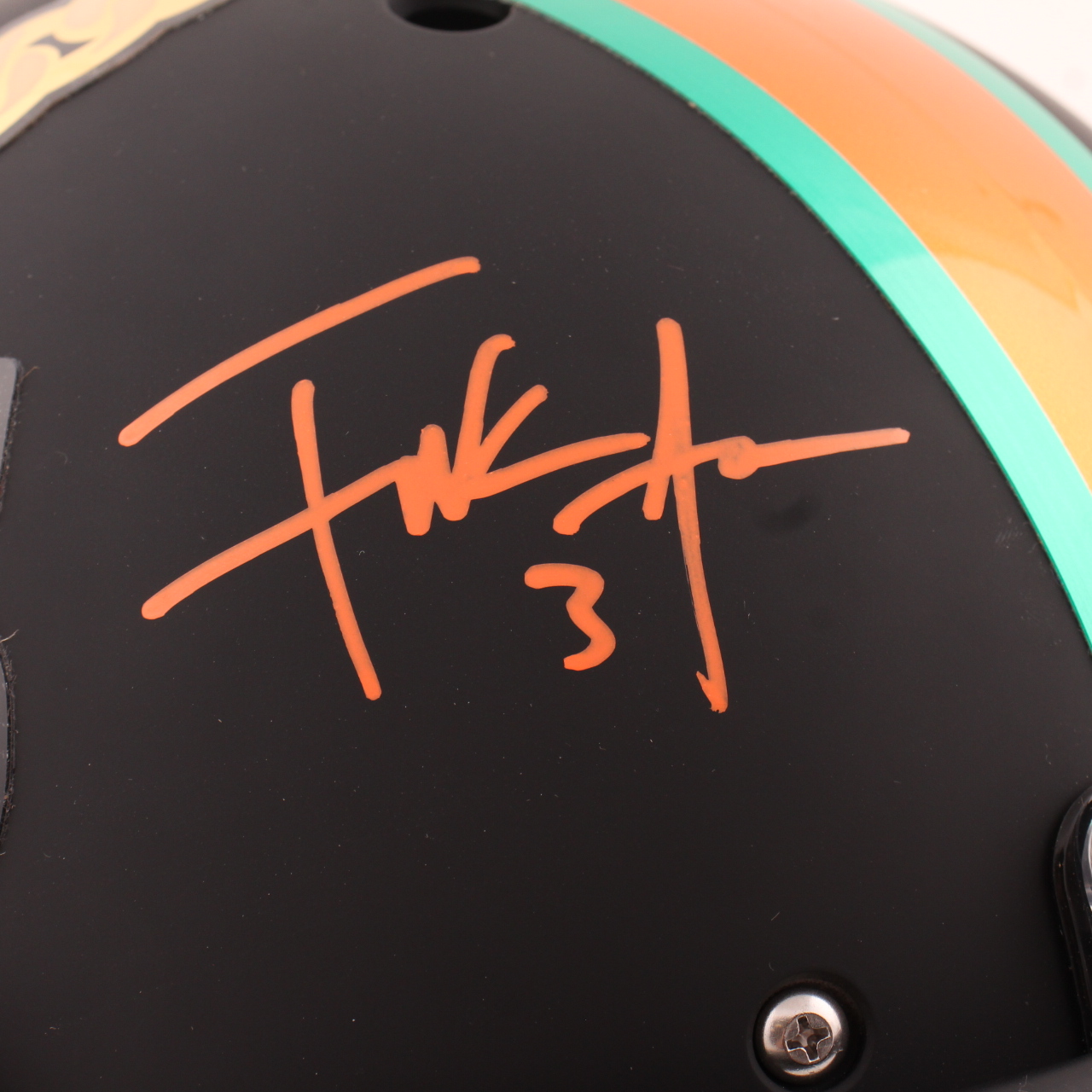 Frank Gore Signed Miami Hurricanes Turnover Chain Tradition Full-Size ...