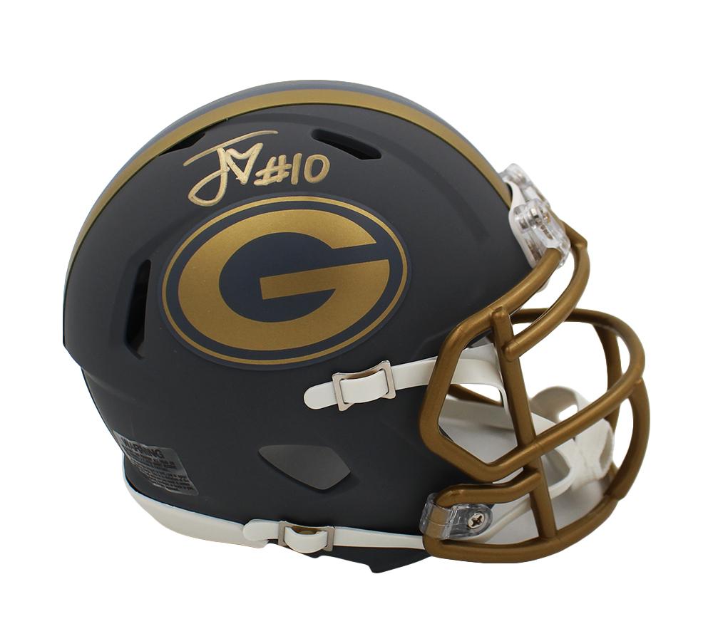 Jordan Love Signed Packers Slate Alternate Speed Mini Helmet (Radtke ...