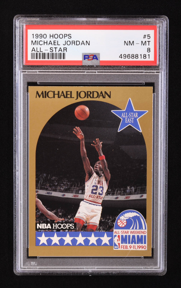 Michael Jordan 1990-91 Hoops #5 AS SP (PSA 8) | Pristine Auction
