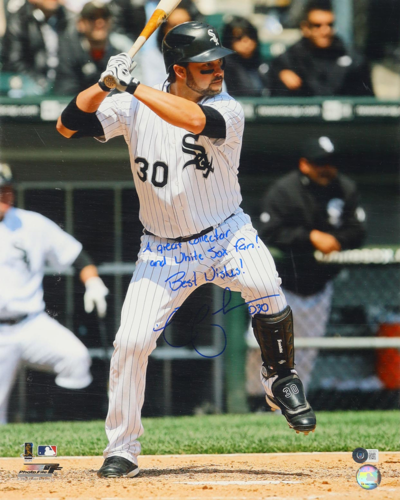 Nick Swisher Signed White Sox 16x20 Photo With Extensive Inscription ...