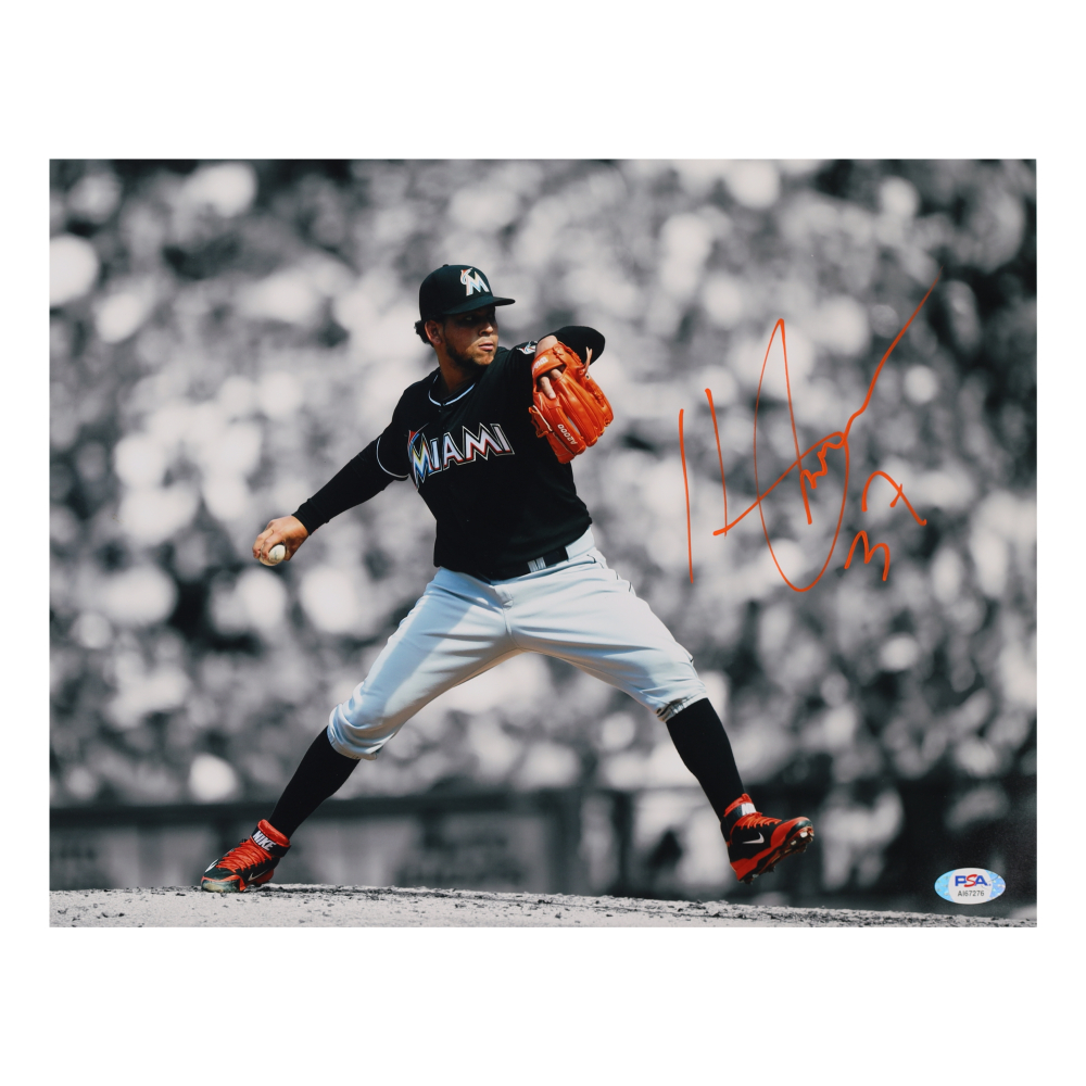 Henderson Alvarez III Signed Marlins 11x14 Photo (PSA) | Pristine Auction