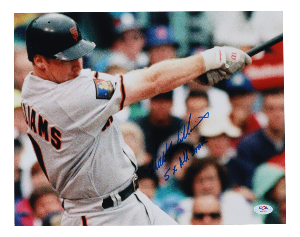 Matt Williams Signed Giants 11x14 Photo Inscribed "5x All Star" (PSA ...