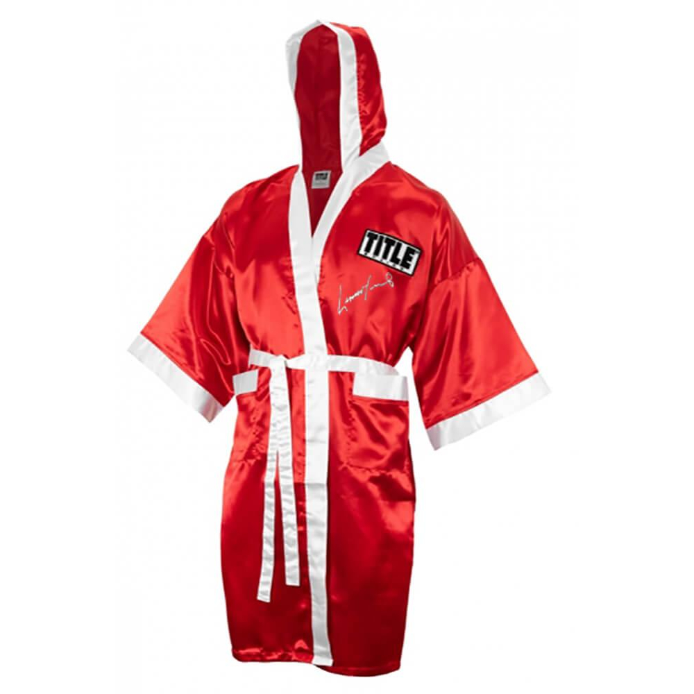 Lennox Lewis Signed Title Boxing Robe (Schwartz) | Pristine Auction
