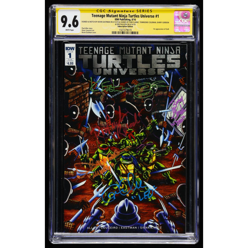 2016 "Teenage Mutant Ninja Turtles Universe" Issue #1-TCM IDW Comic ...