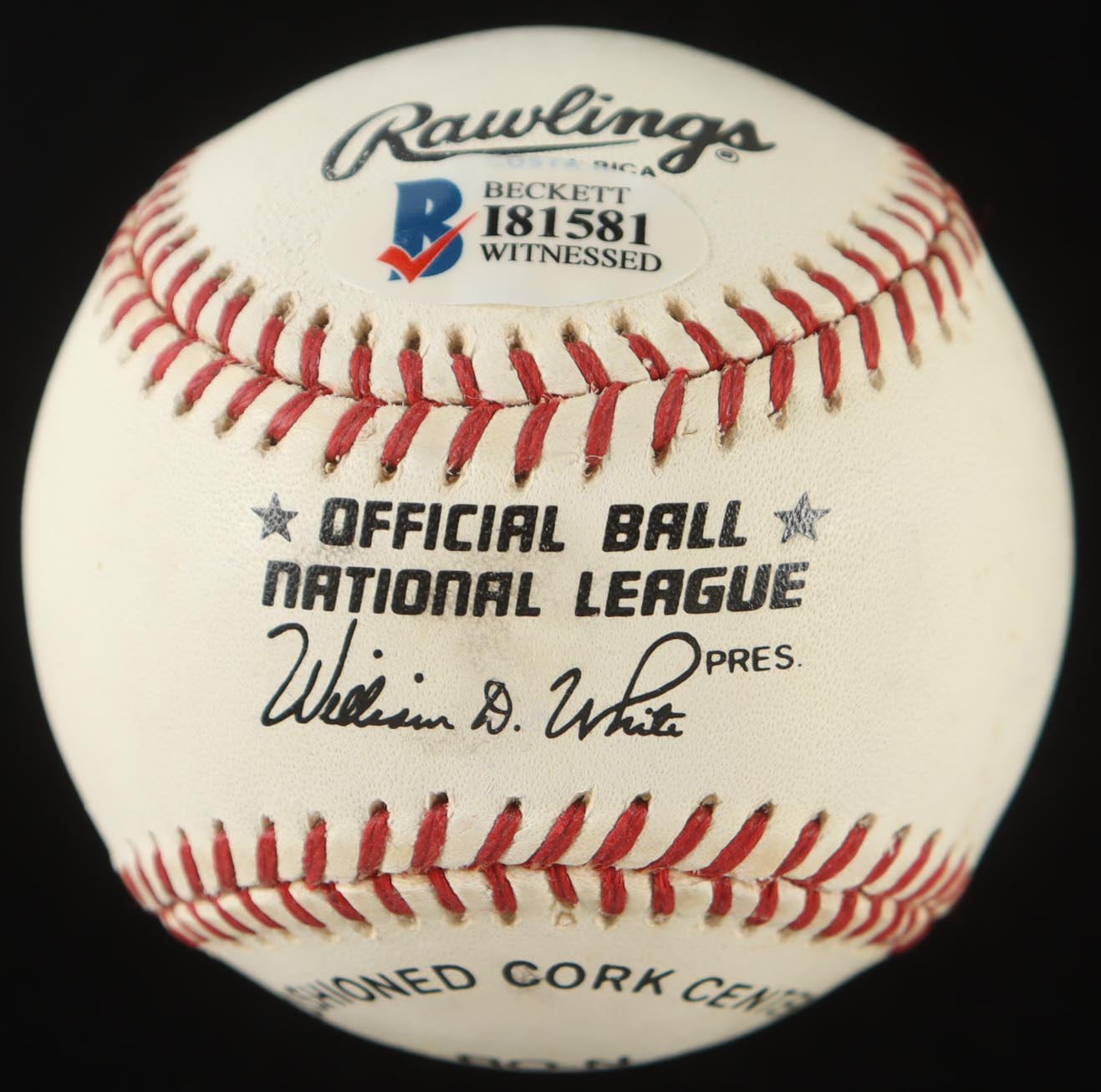 Jerry Reuss Signed ONL Baseball Inscribed "1981 WS Champs" (Beckett ...