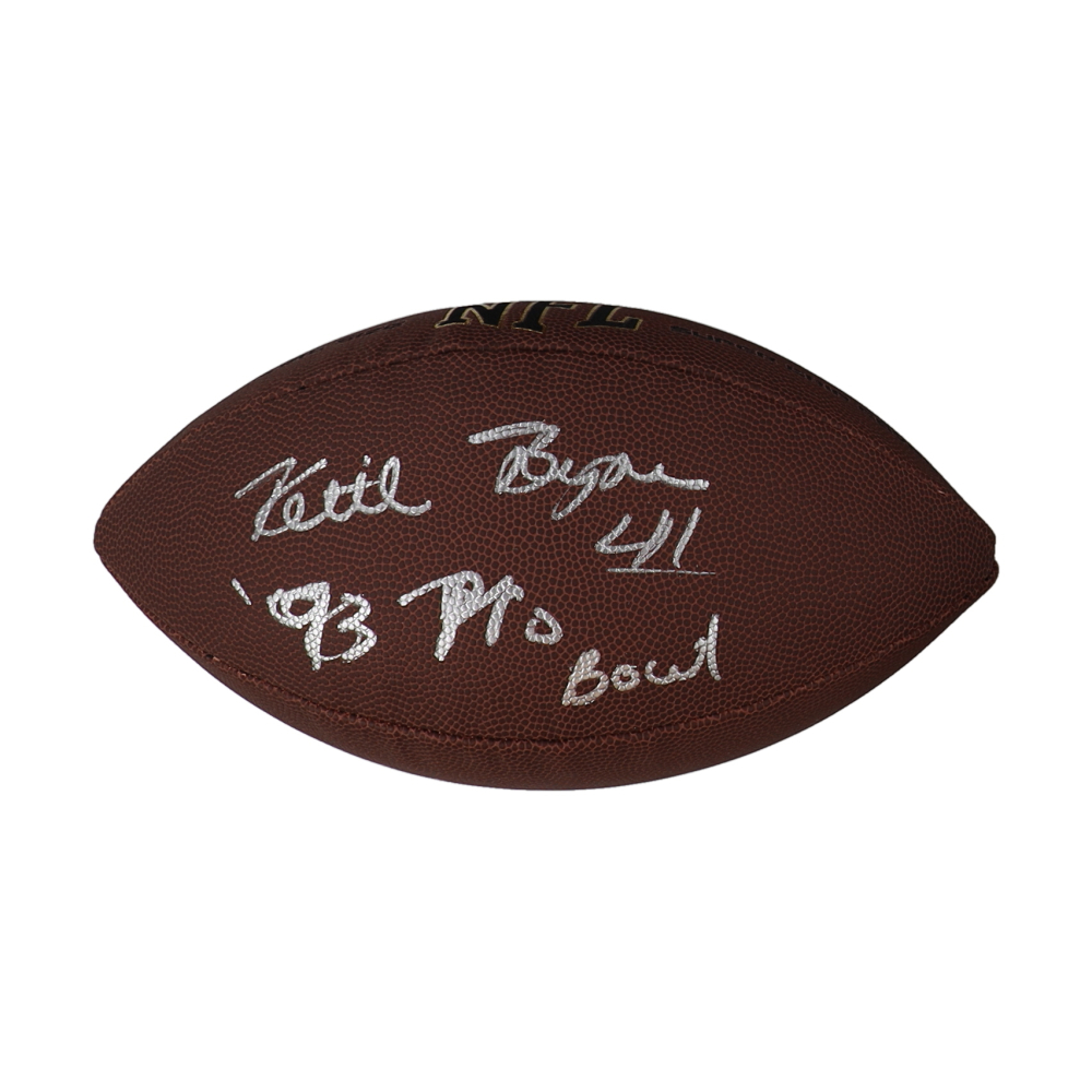 Keith Byars Signed NFL Football Inscribed "'93 Pro Bowl" (Schwartz ...