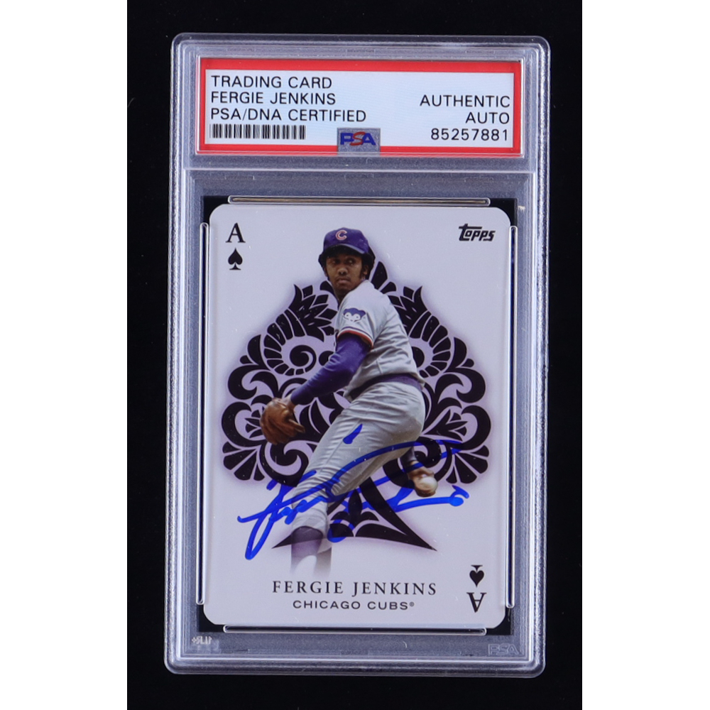 Fergie Jenkins Signed 2023 Topps All Aces #AA58 (PSA) | Pristine Auction