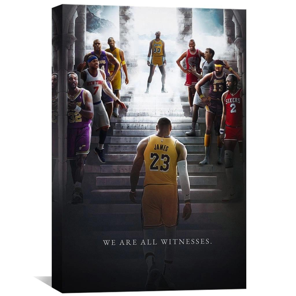 LeBron James Lakers Custom 16x24 Canvas | Pristine Auction