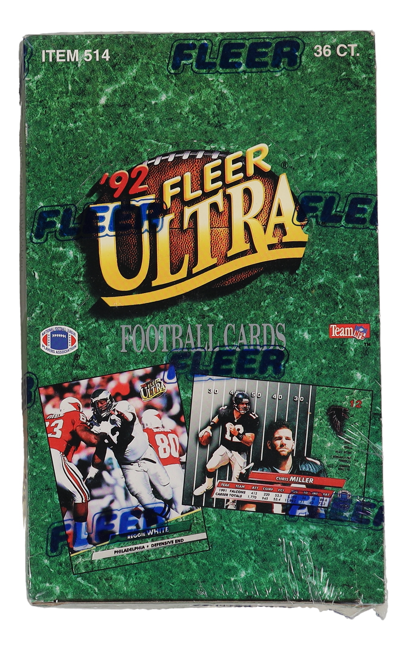 1992 Fleer Ultra Football Hobby Box with (36) Packs | Pristine Auction