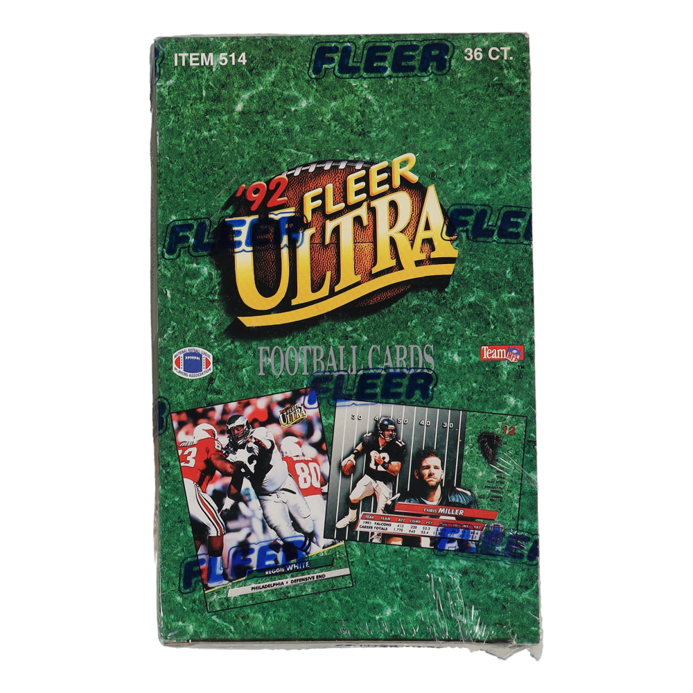 1992 Fleer Ultra Football Hobby Box with (36) Packs | Pristine Auction