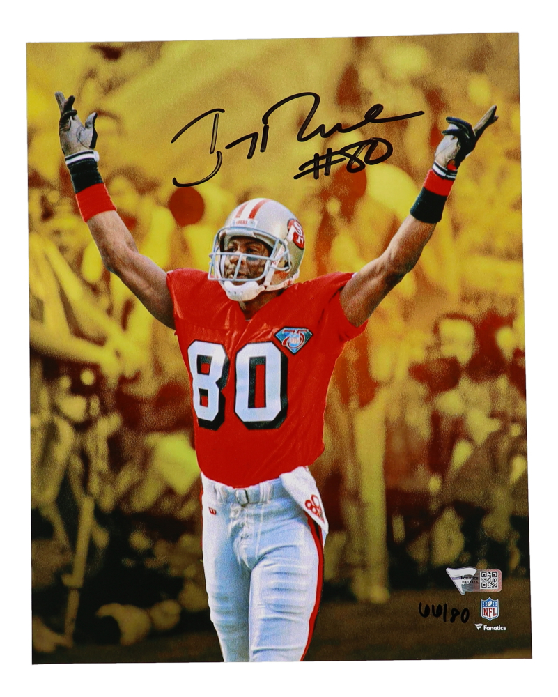 Jerry Rice Signed LE 49ers 8x10 Photo (Fanatics) | Pristine Auction