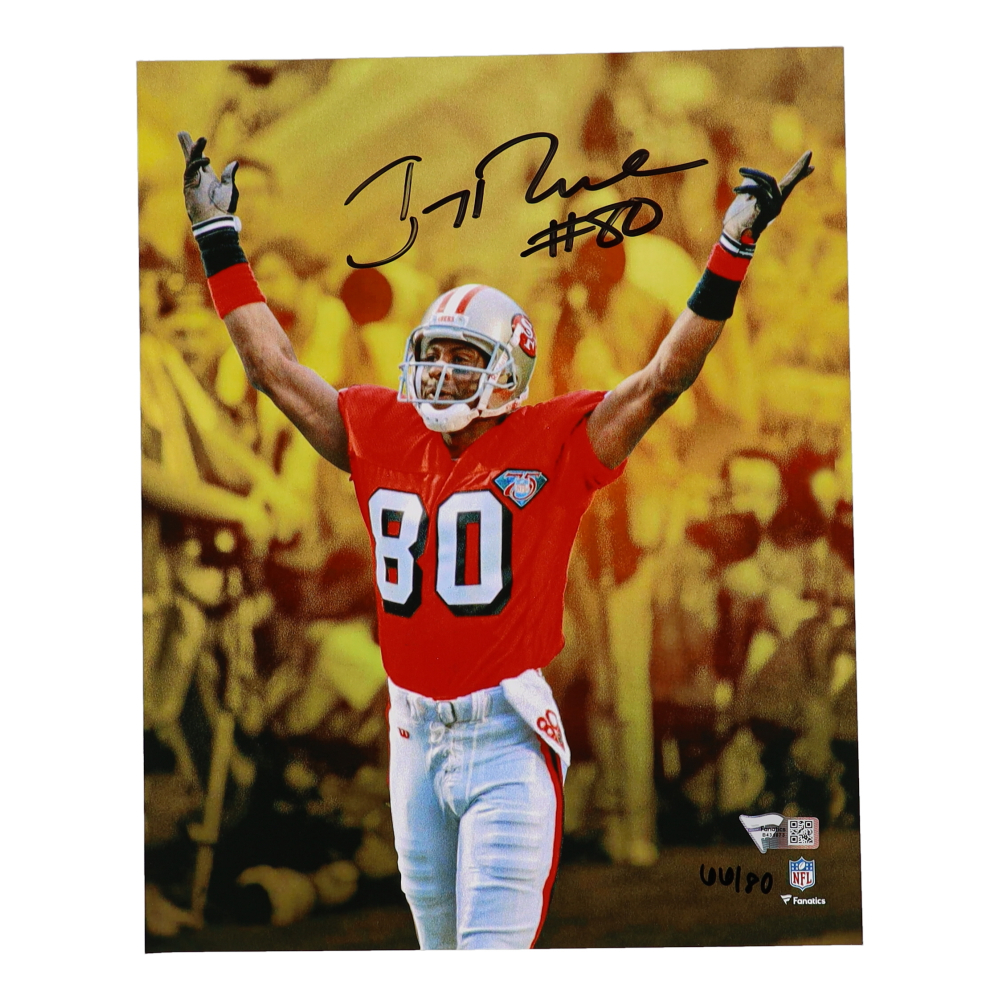 Jerry Rice Signed LE 49ers 8x10 Photo (Fanatics) | Pristine Auction