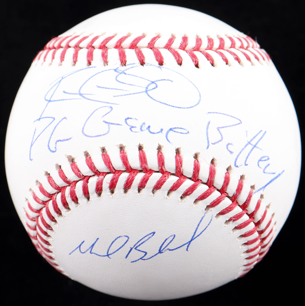 Mark Buehrle & Ramon Castro Signed OML Baseball Inscribed "PG Game ...
