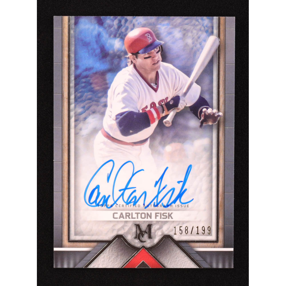 Carlton Fisk 2023 Topps Museum Collection Archival Autographs #AACF ...