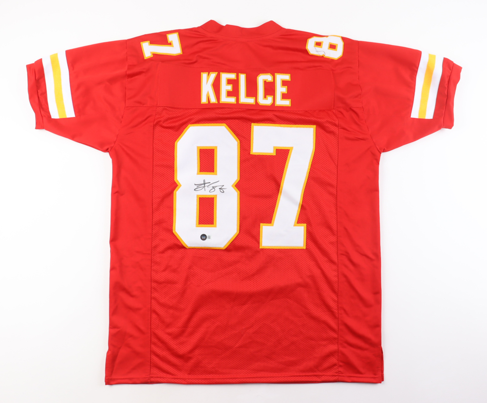 Travis Kelce Signed Jersey (Beckett) | Pristine Auction