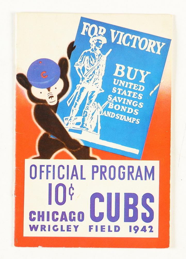 1942 Cubs Wrigley Field Program | Pristine Auction