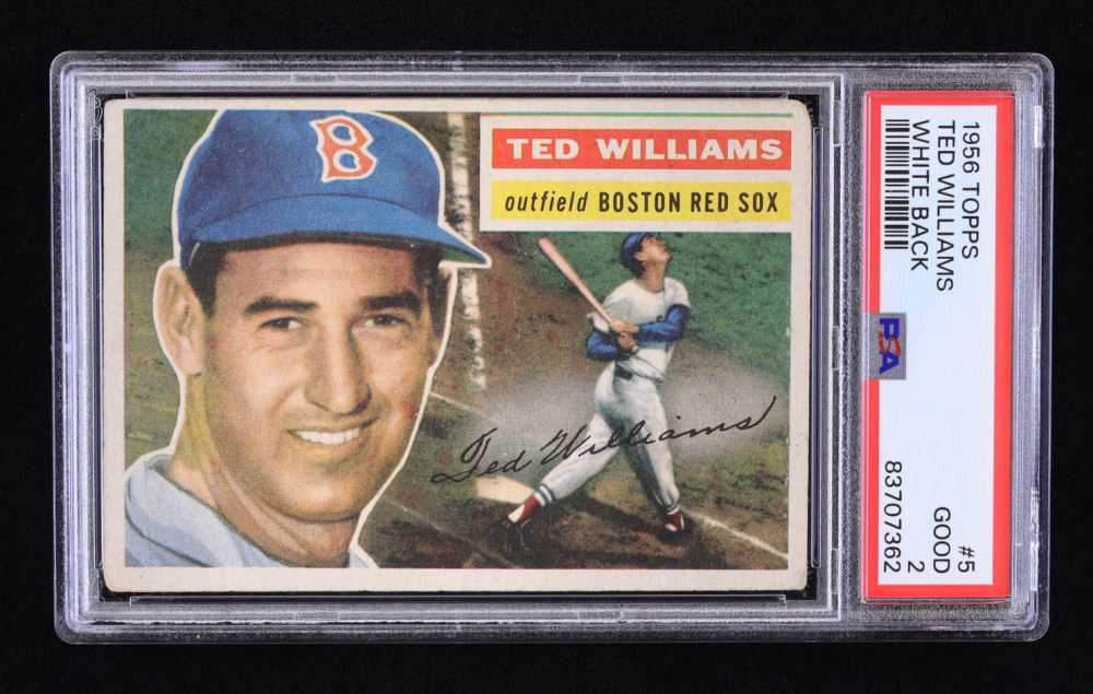 Ted Williams 1956 Topps #5 (PSA 2) | Pristine Auction
