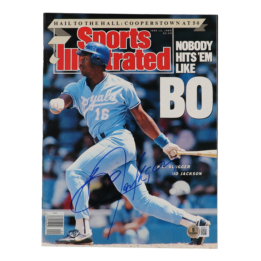 Bo Jackson Signed 1989 Sports Illustrated Magazine (Beckett) | Pristine Auction