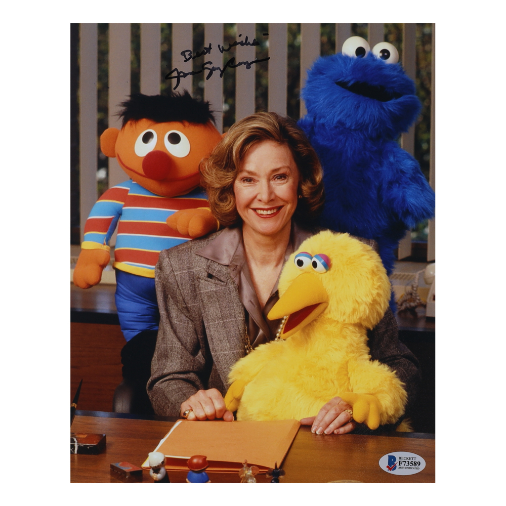 Joan Ganz Cooney Signed "Sesame Street" 8x10 Photo Inscribed "Best ...