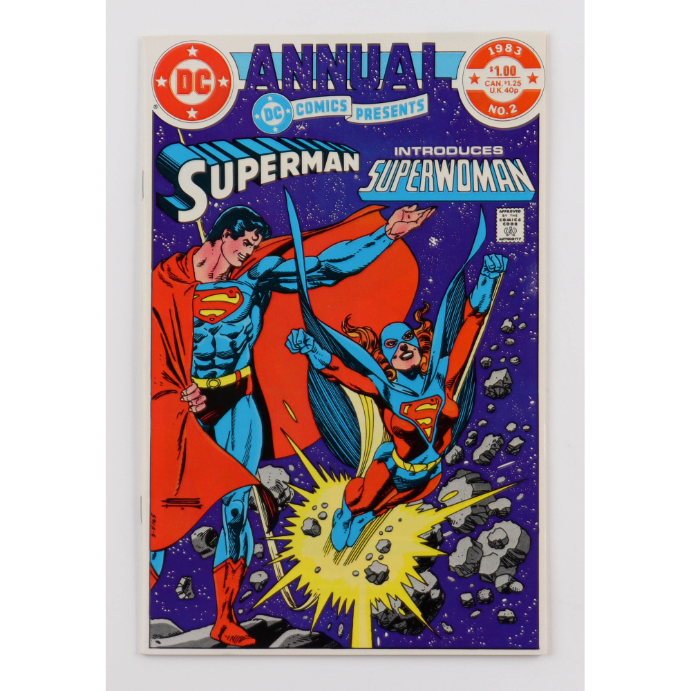 1982 "DC Comics Presents: Superman Introduces Superwoman" Issue #2 ...