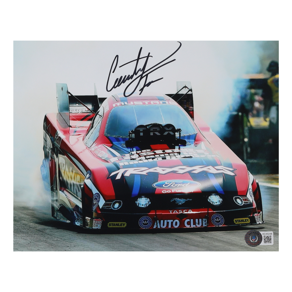 Courtney Force Signed NHRA 8x10 Photo (Beckett) | Pristine Auction